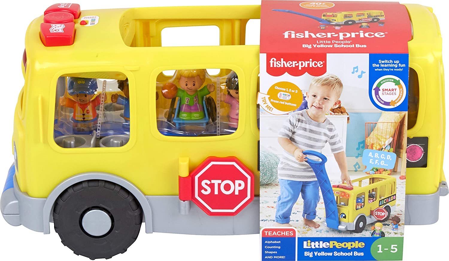 LITTLE PEOPLE PUSH ALONG BIG YELLOW SCHOOL BUS – O.P. Taylor's